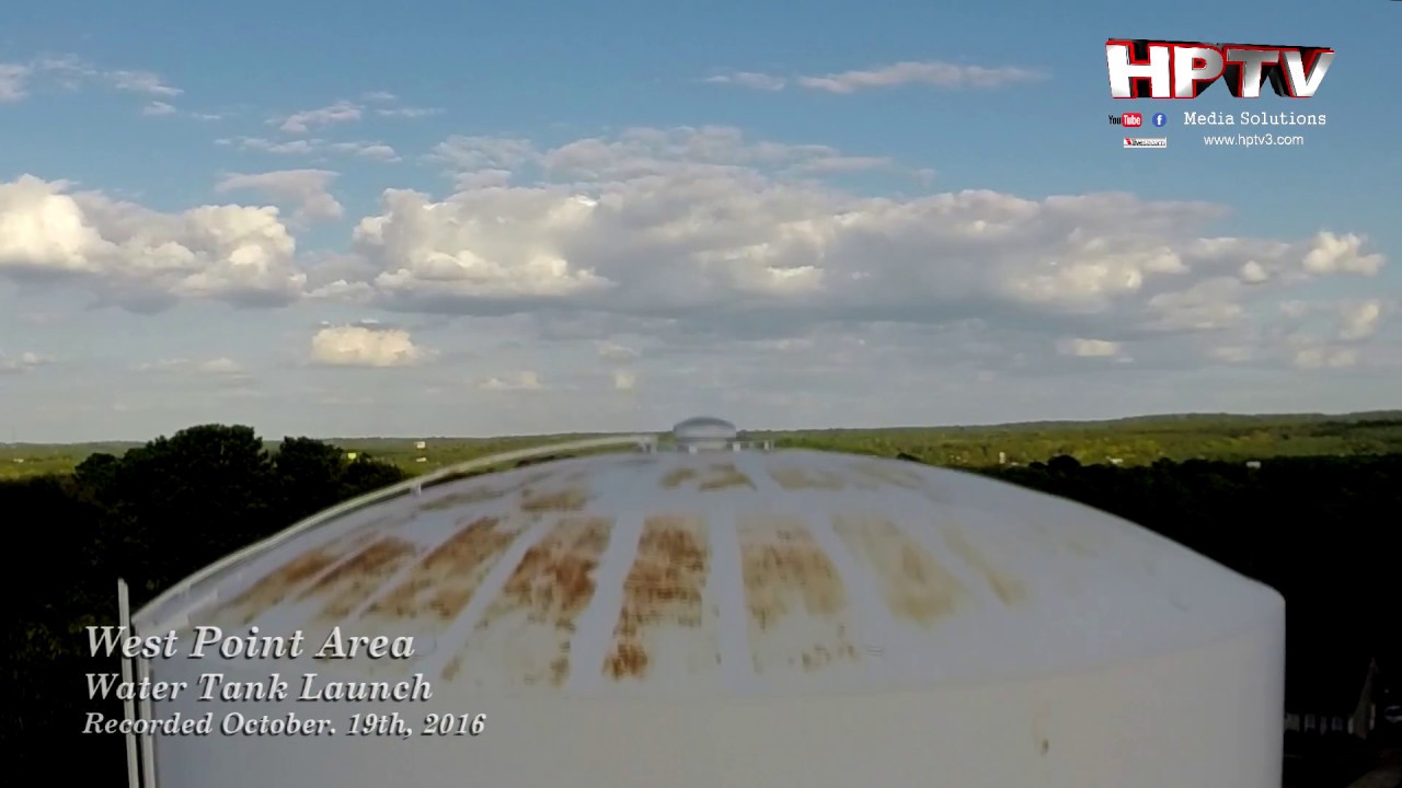 West Point Area Water Tank Launch - YouTube