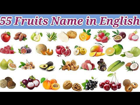 Fruits name in English। List of fruits name। All Fruits name with ...