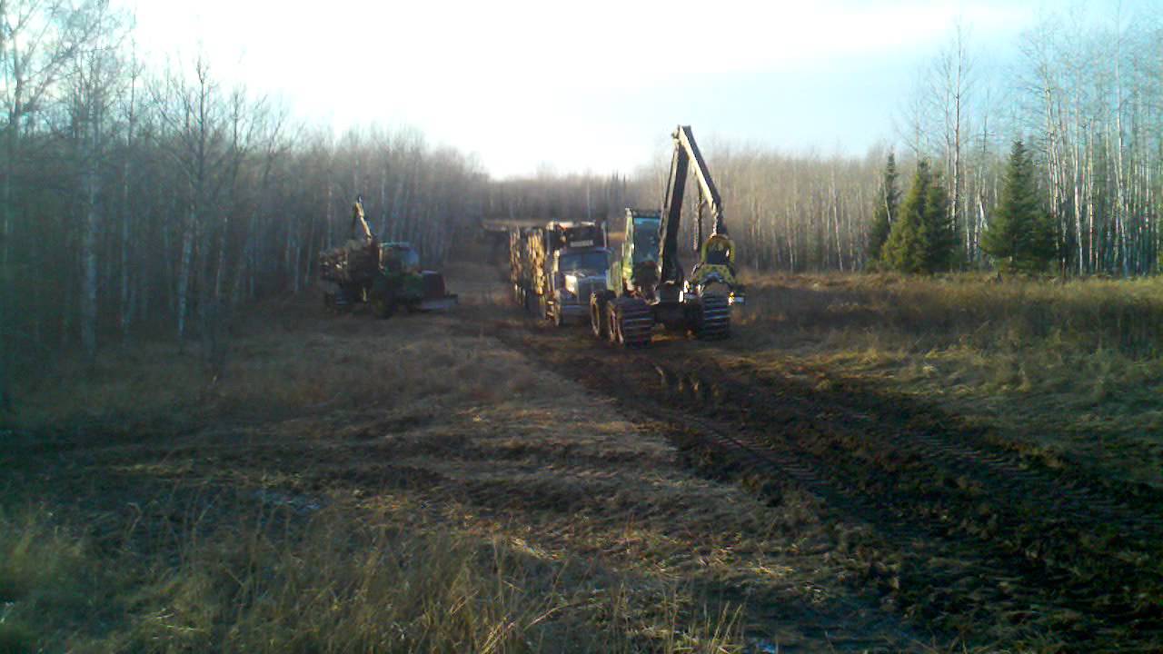Michigan log truck - YouTube