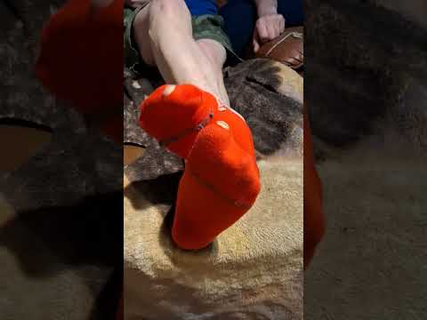 red ua socks ripped from nails