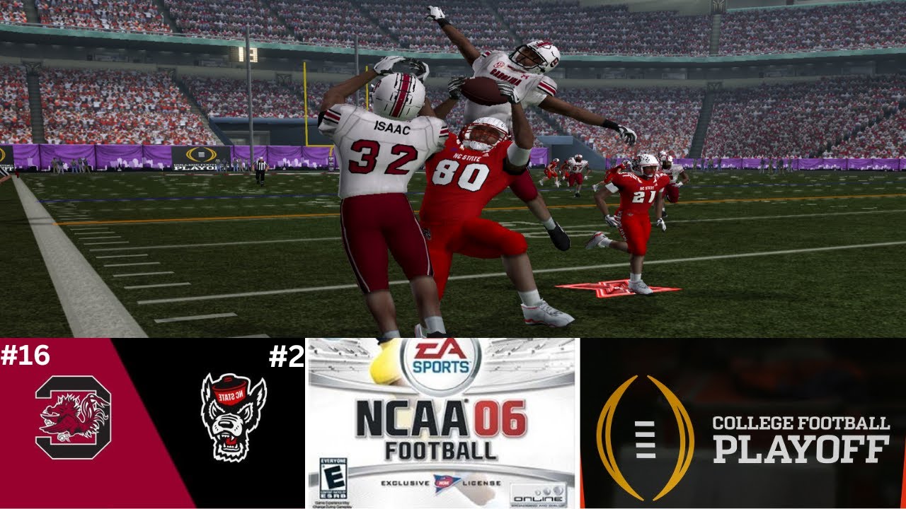 NCAA Football 06 I #15 South Carolina vs #2 NC State I 2005 College ...