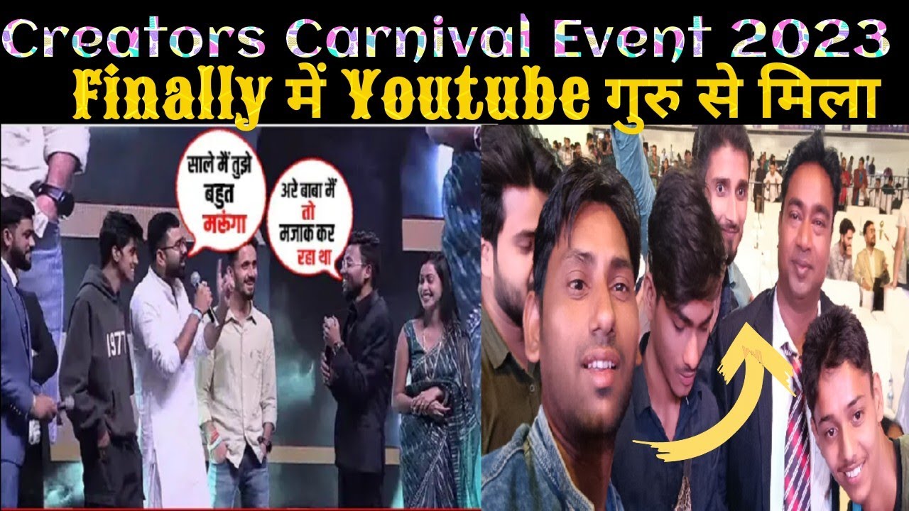 Creators Carnival Event 2023 | Delhi Biggest YT Creator World Record ...
