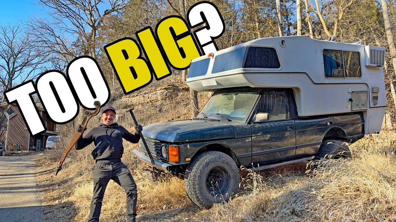 One Ton Axles on the Range Rover Camper - Can We Fit the Front? - YouTube