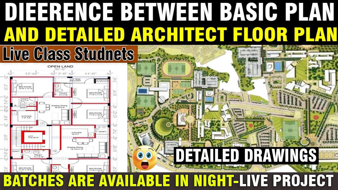 Live Class Difference Between Basic Floor Plan And Typical Floor Plan ...