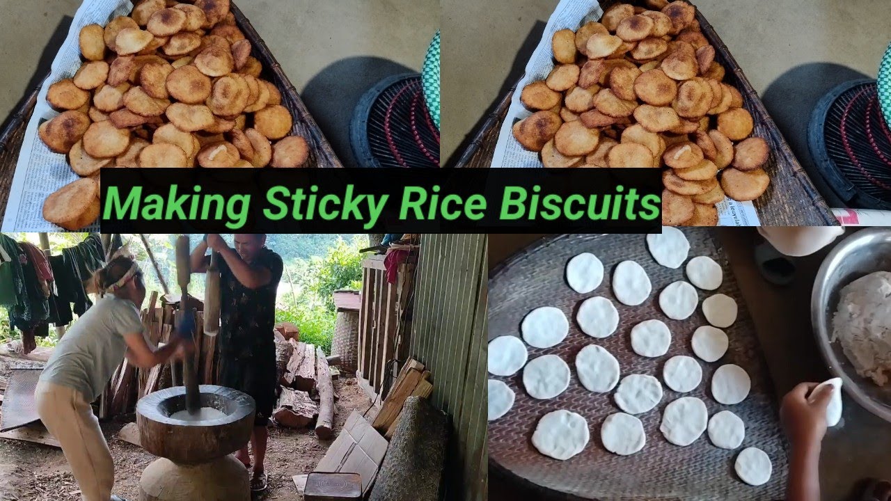 Making Sticky Rice Biscuits For Fund Raise😛 - YouTube