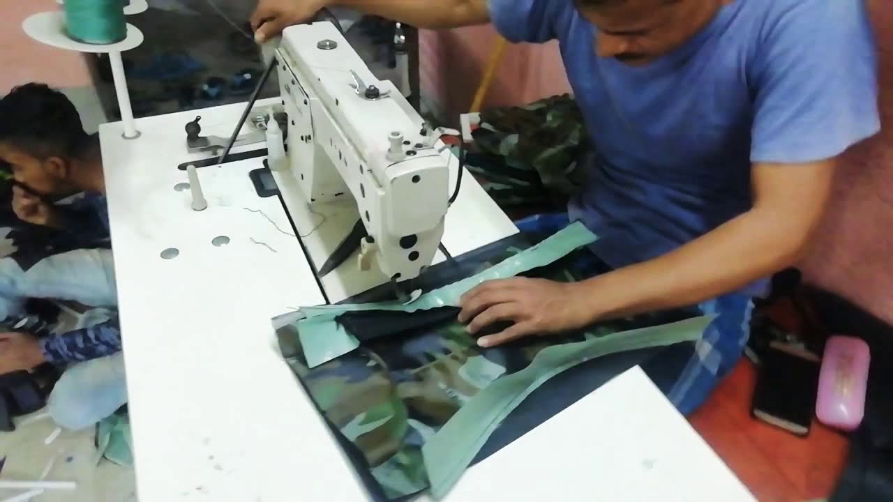 Indian Army Backpack Manufacturing - YouTube