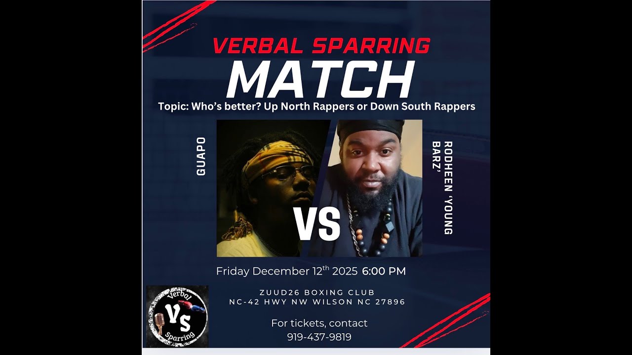 Verbal Sparring: GuapoMH vs Rodheen|| the Upnorth Rapper VS the ...