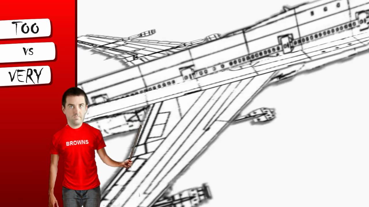 English Online lesson - Too vs Very - YouTube