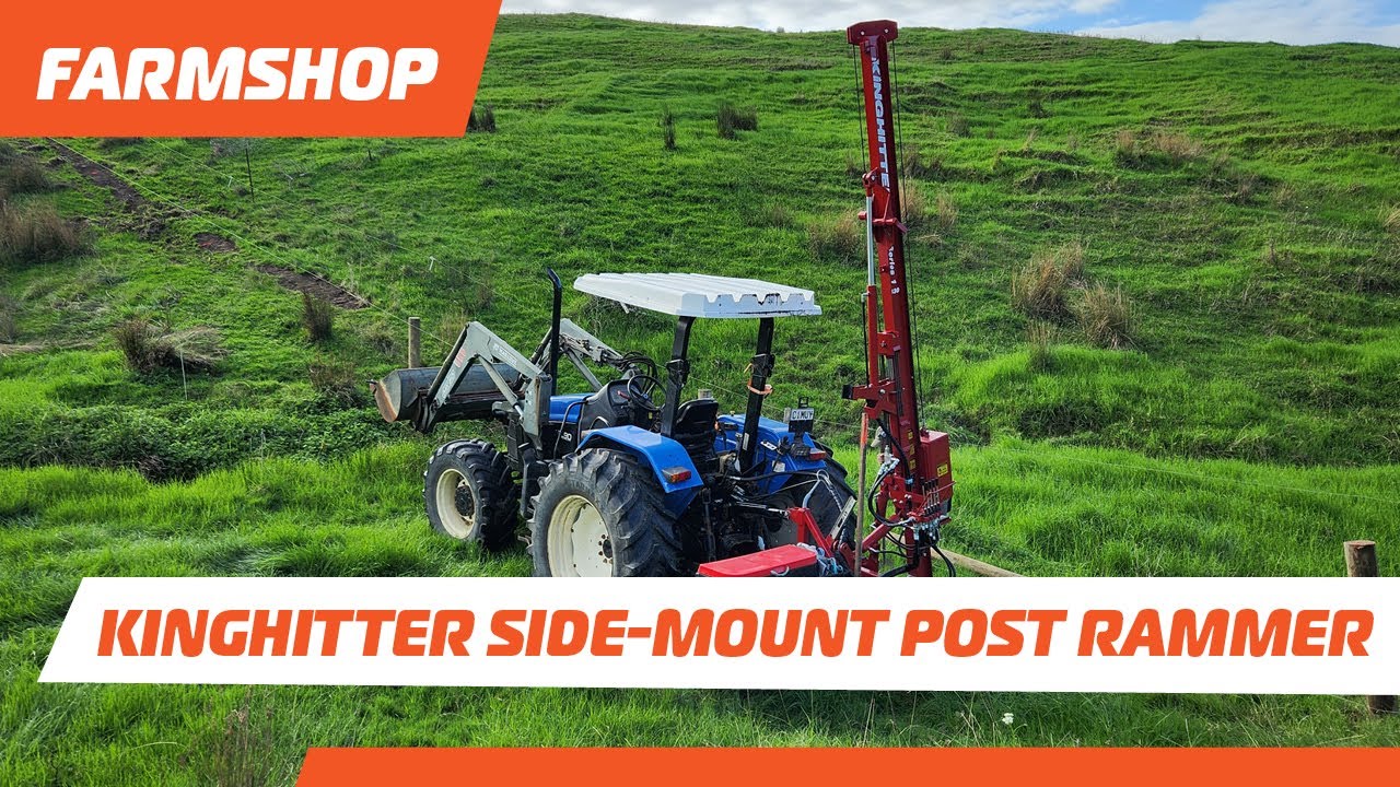 Kinghitter testimonial, Richard loving his new side-mounted post rammer ...