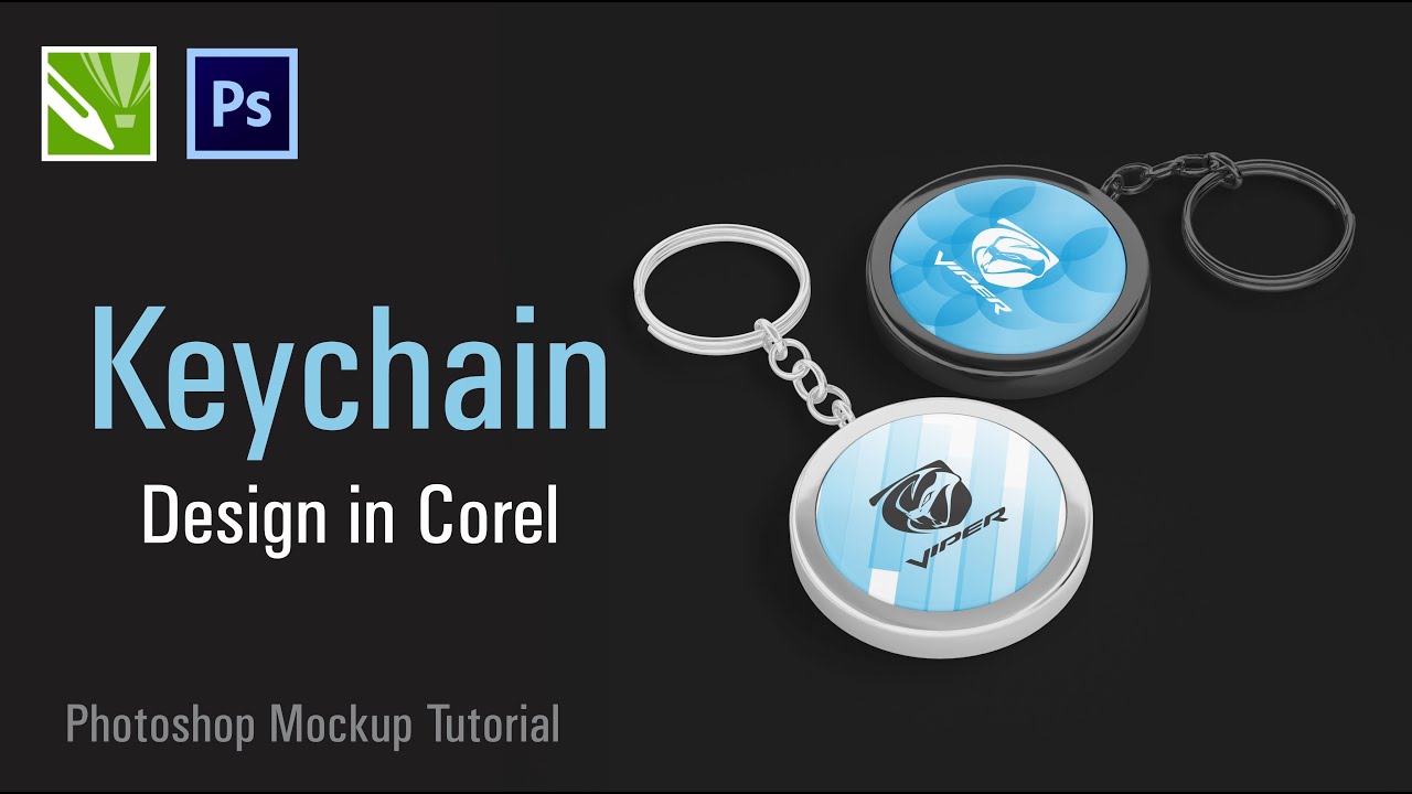 Keychain Label Design in Coreldraw || Urdu | हिंदी|| #Graphic House ...