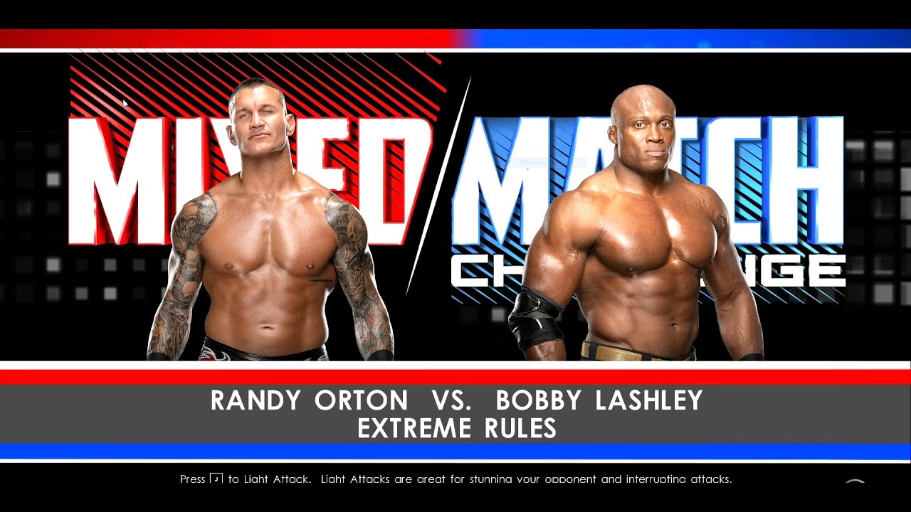 Randy Orton vs. Bobby Lashley & MVP Interrupt Randy Orton #wwe #gaming ...