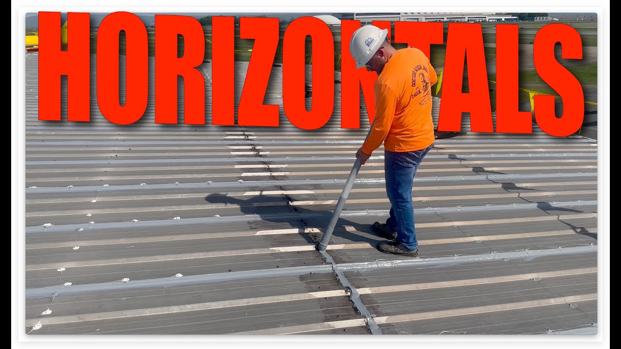 Horizontal Seam Technique: Roof Tube University - YouTube