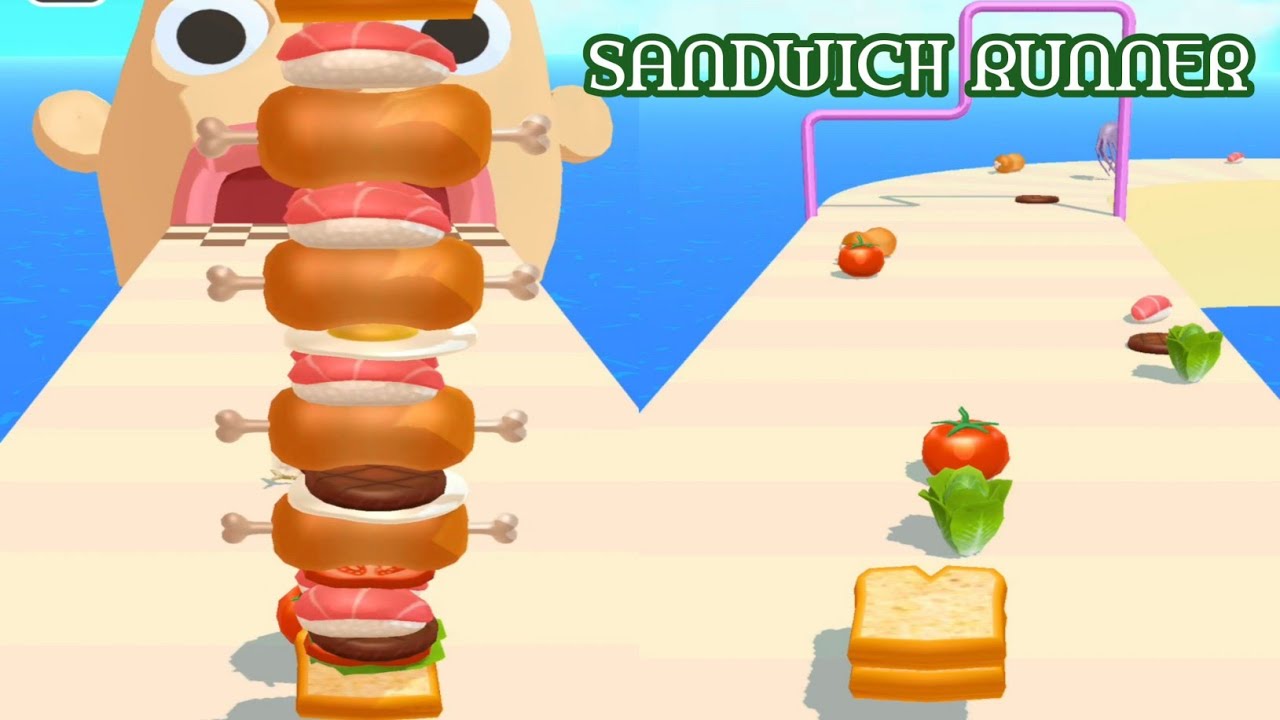 Sandwich Runner Gameplay | Android/ios Walkthrough Level | Sandwich ...