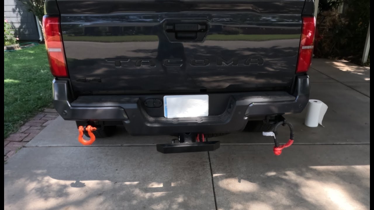 DIY Low Cost 2024+ or Gen 4 Tacoma Rear Recovery Points - YouTube