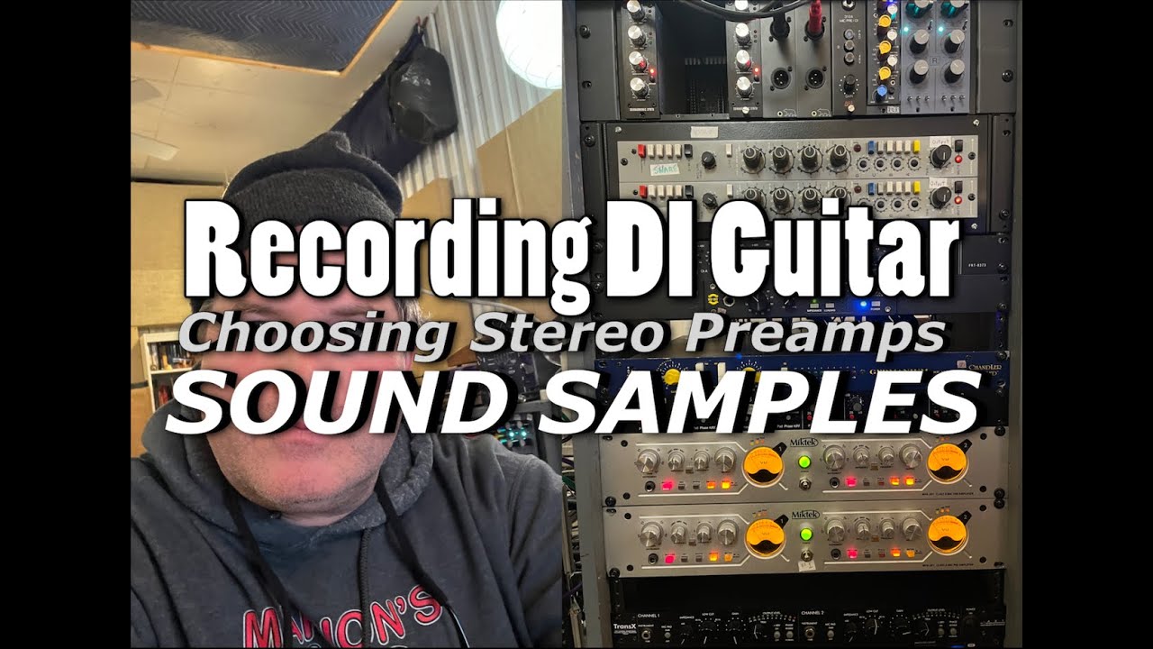 Stereo Guitar DI Recording: Which Preamp/DI Did I Pick? (3 WAY BATTLE ...