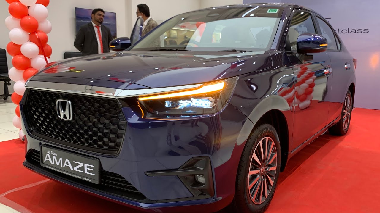 New honda Amaze Facelift 3rd Gen 2025 Top Model Review price Features ...