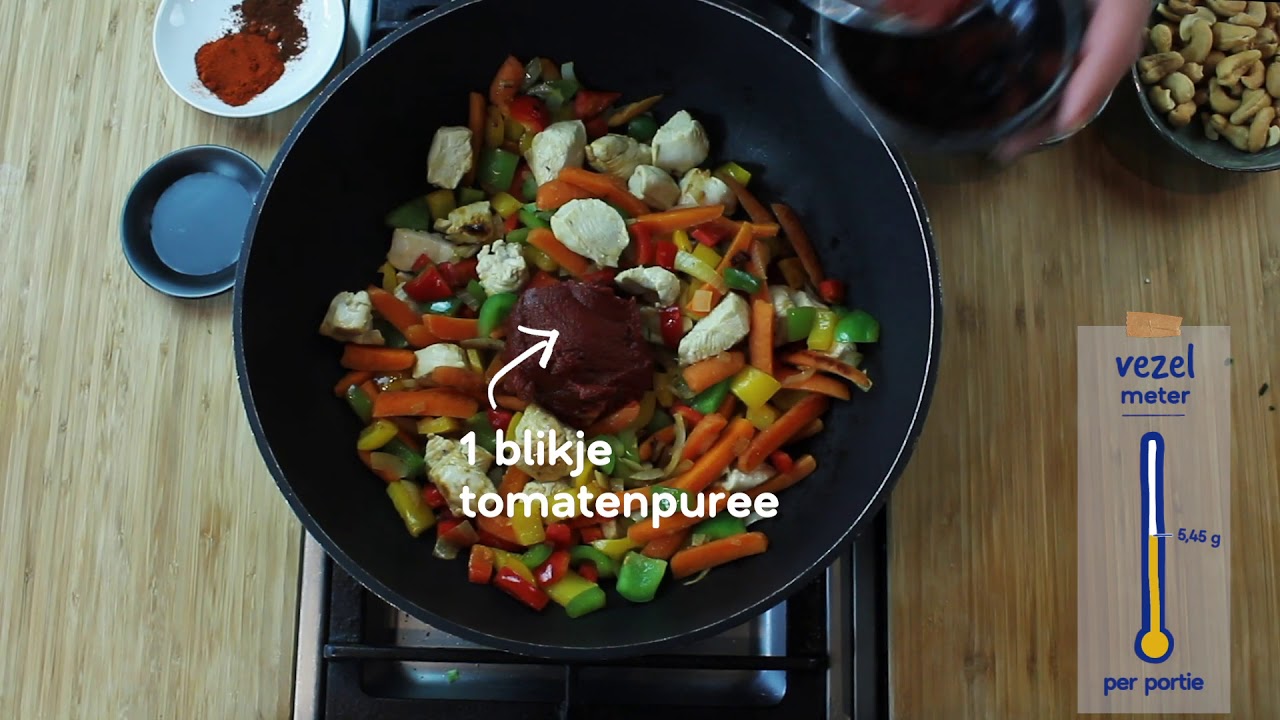 Vezel-up! Zo maak je van een bord rijst met kip een vezelrijke variant ...