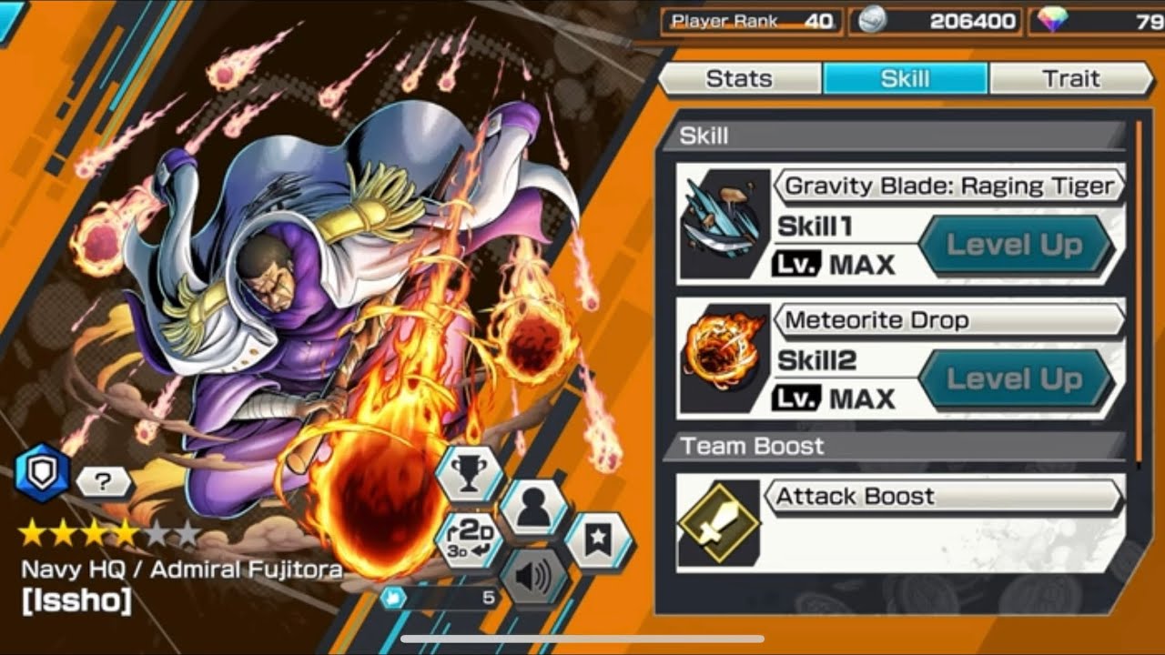 Issho - Navy HQ Admiral Fujitora | ONE PIECE Bounty Rush Gameplay - YouTube