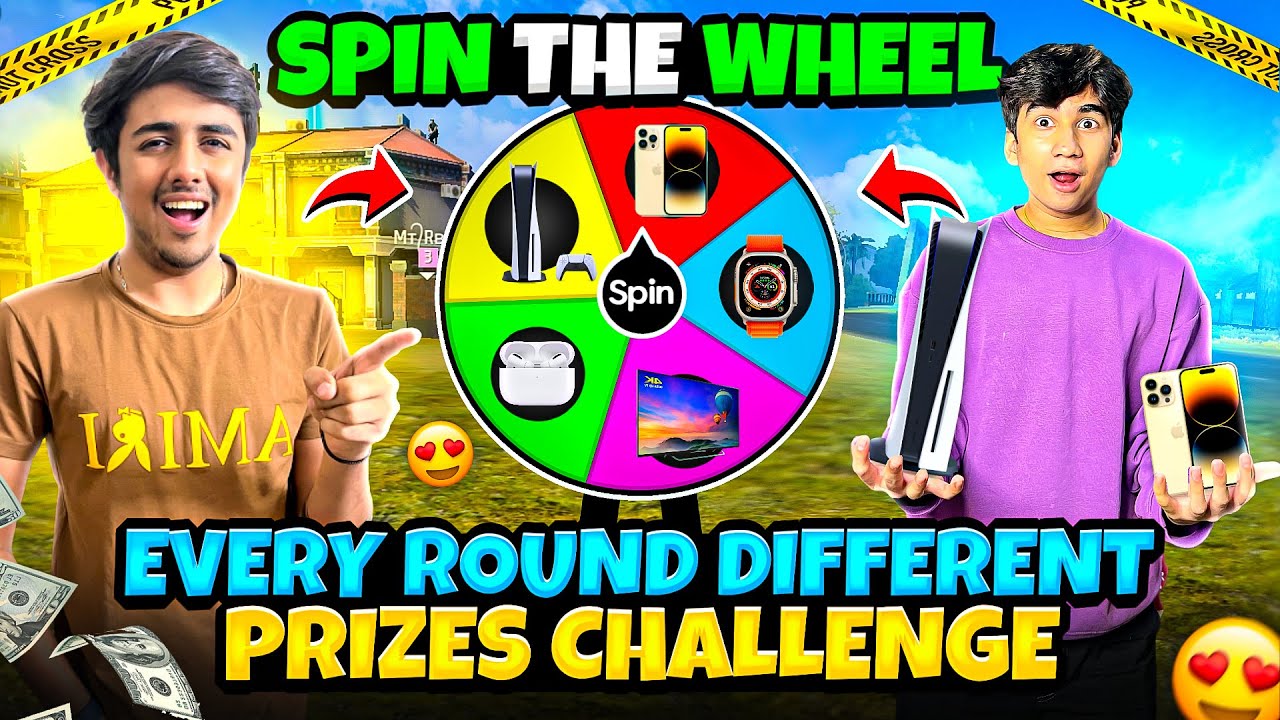 Each Round Different Prize 🎁 Challenge 😰 | Richest Spin The Wheel😱 Who ...