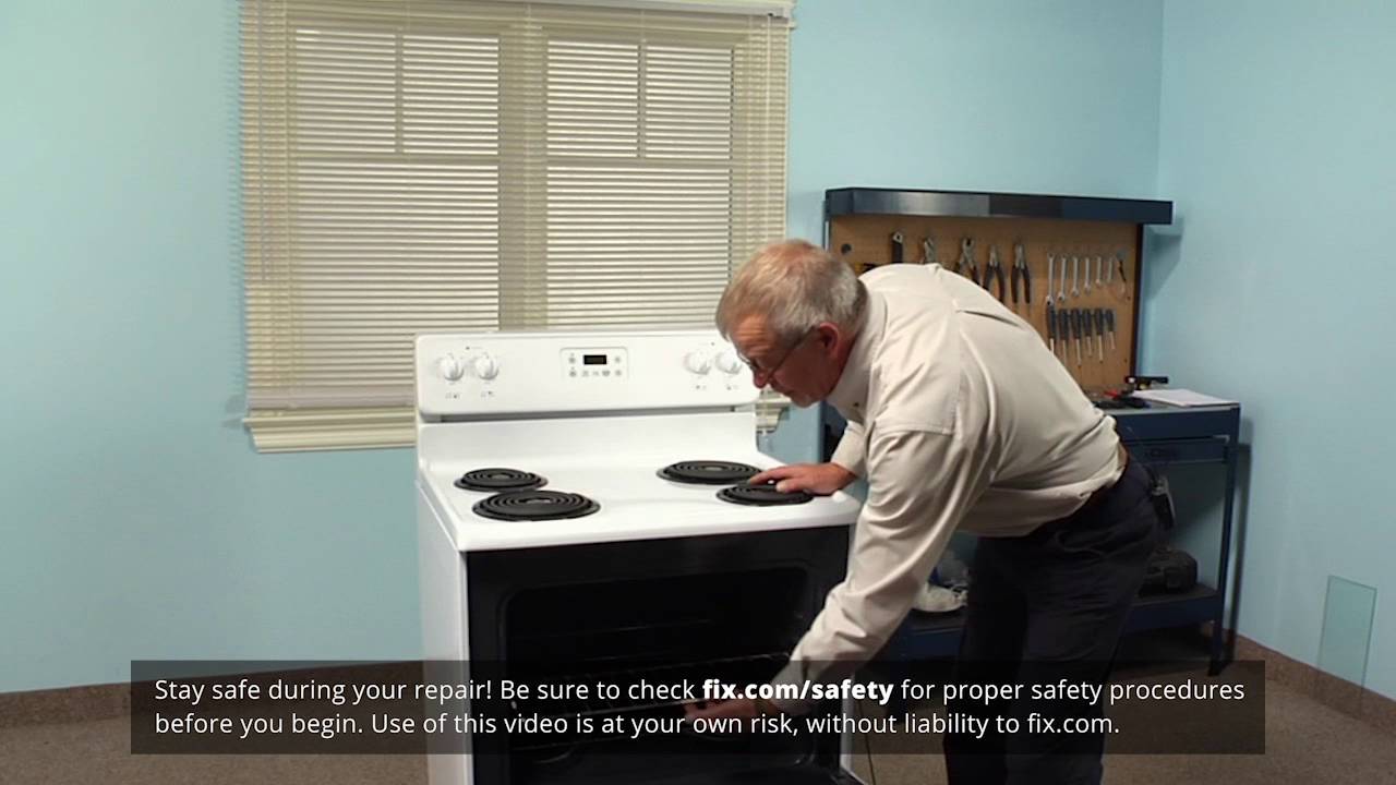 Frigidaire Range Repair – How to replace the Oven Rack - YouTube