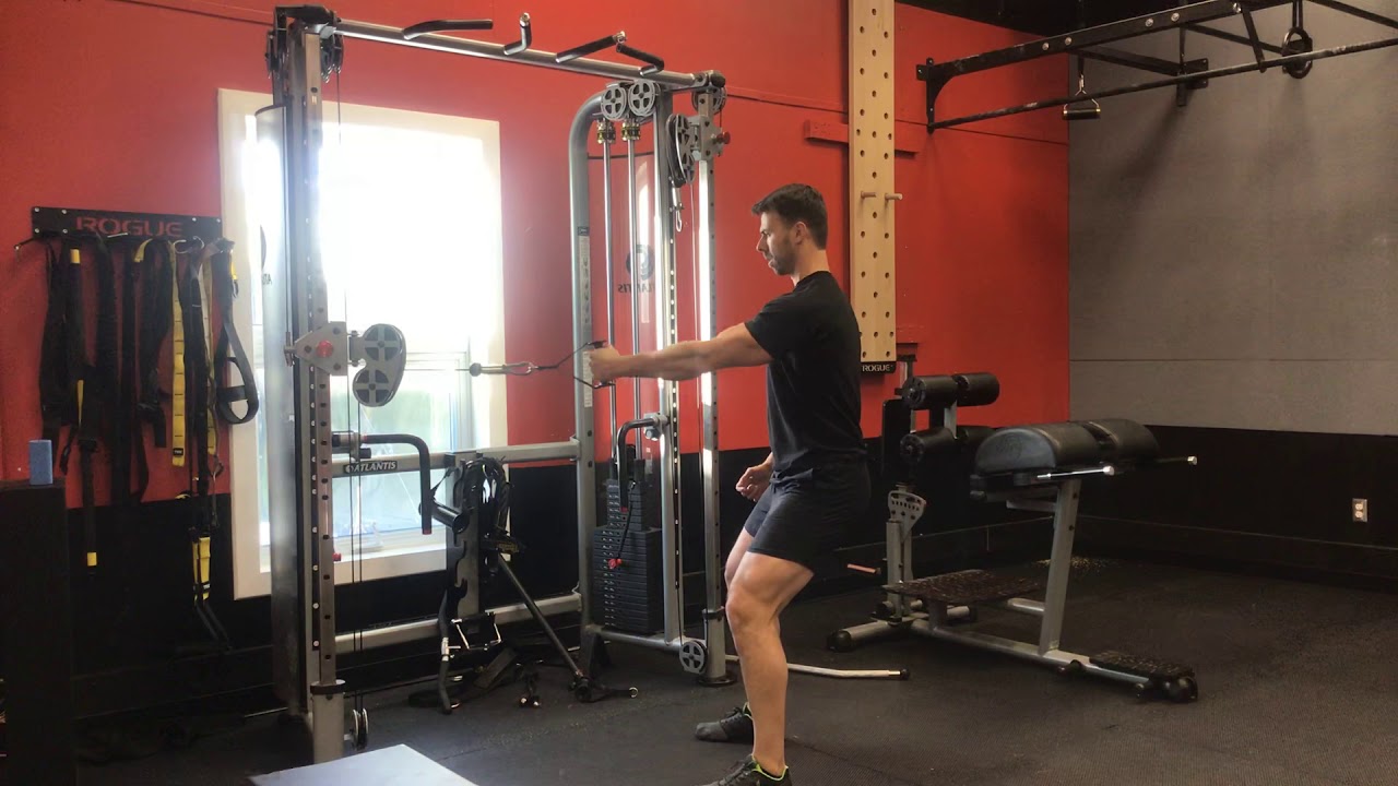 Standing Single Arm Cable Row - YouTube