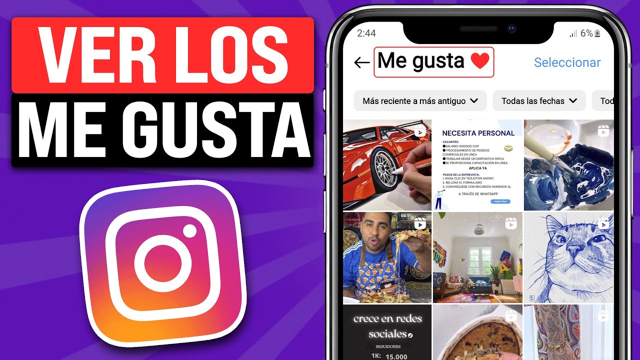 Cómo VER los LIKES que he dado en INSTAGRAM (2024) - YouTube