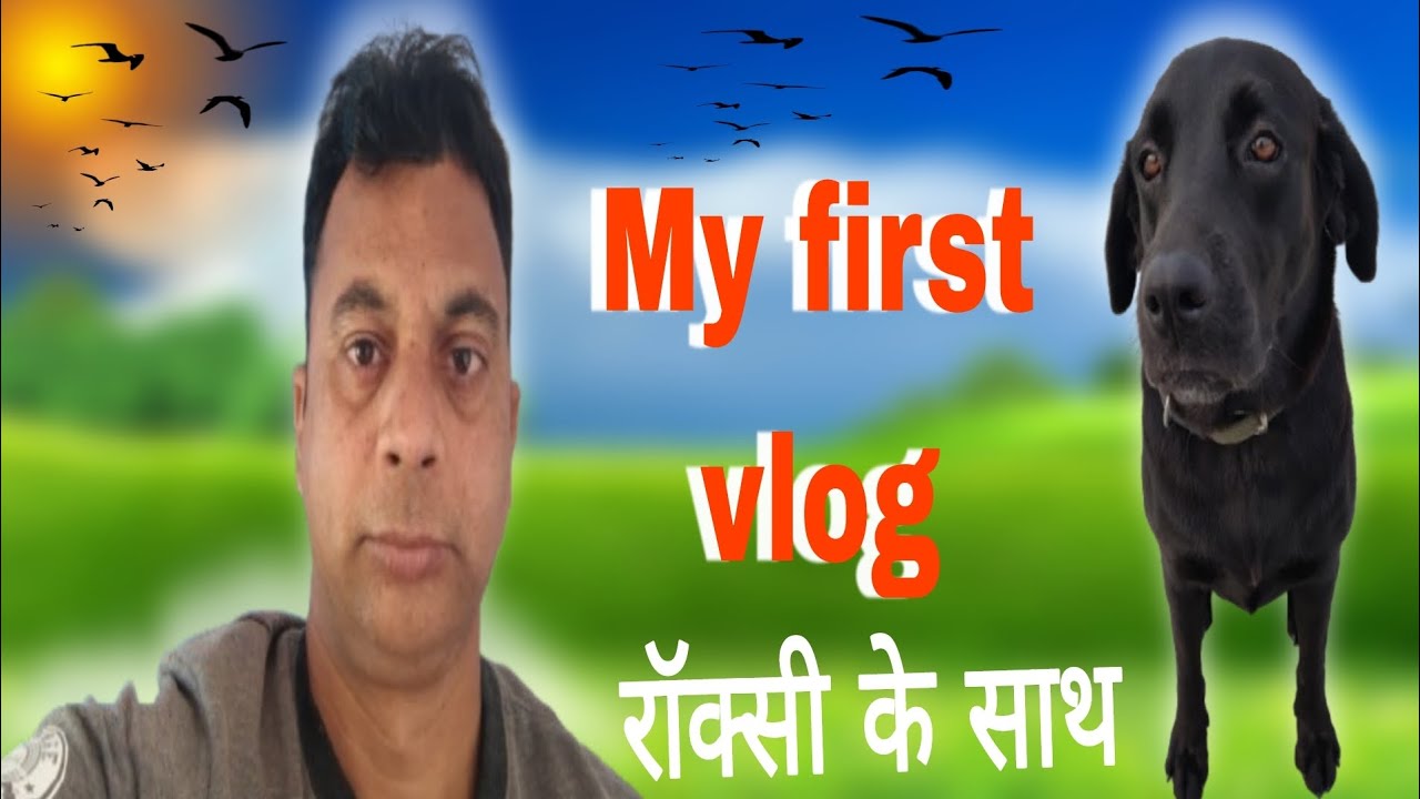 My First Vlog II My first vlog on YouTube II dog ke sath vlog II Sohan ...