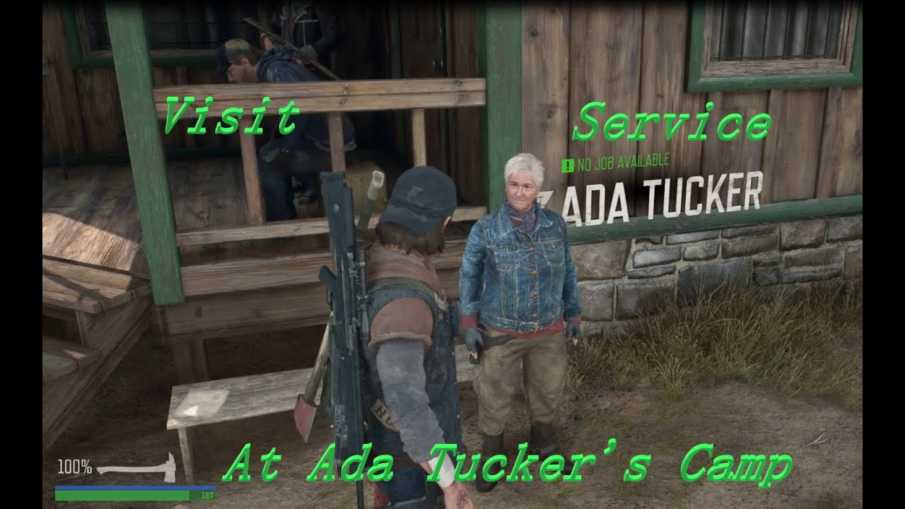 Days Gone, Service Bike and Do Other Necessary Staff At Ada Tucker's ...