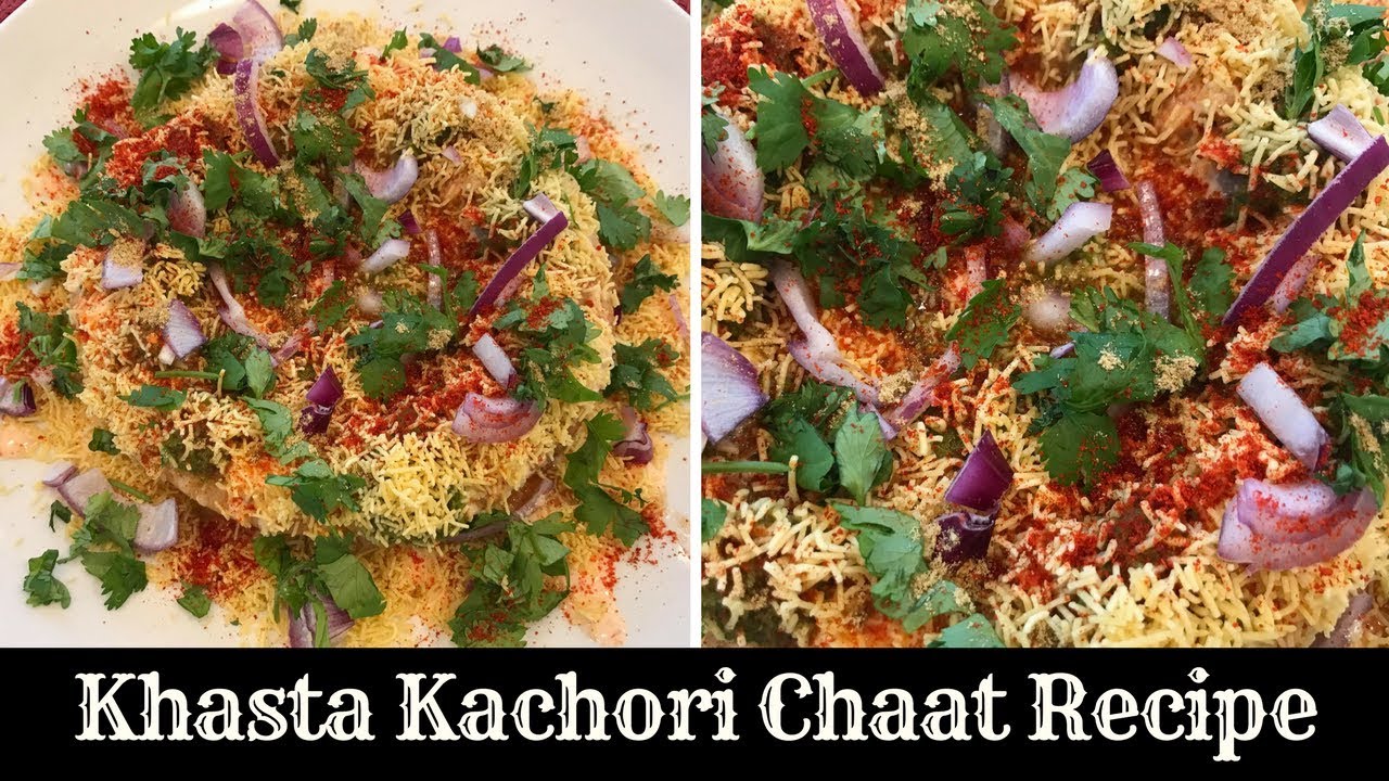 Khasta Kachori Chaat | Moong Dal Kachori Chaat | Ami's Cooking - YouTube