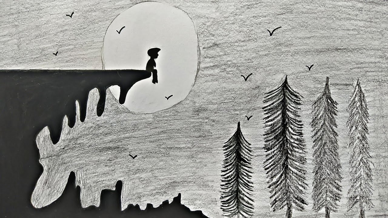 Black And White Shadow Art