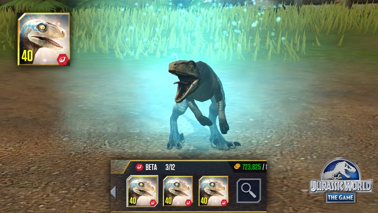 X3 BETA RAPTOR MAKS LVL 40 | Jurassic World The Game - YouTube