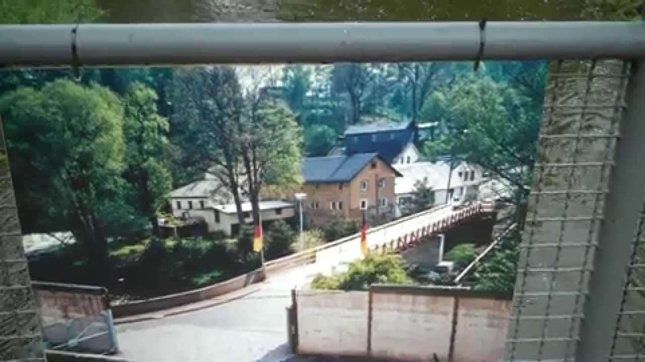 DDR border bridge at Hirschberg, Thuringia - YouTube