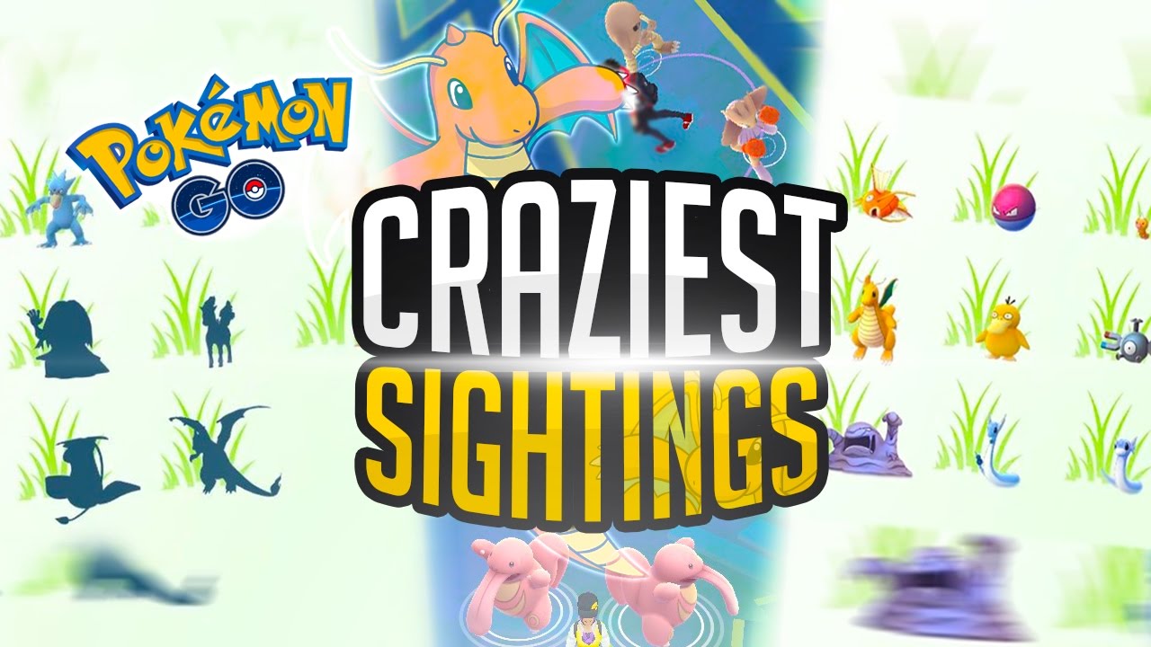 Pokemon Go - The Top 5 LUCKIEST Pokemon Go Sightings! (RARE Pokemon Go ...
