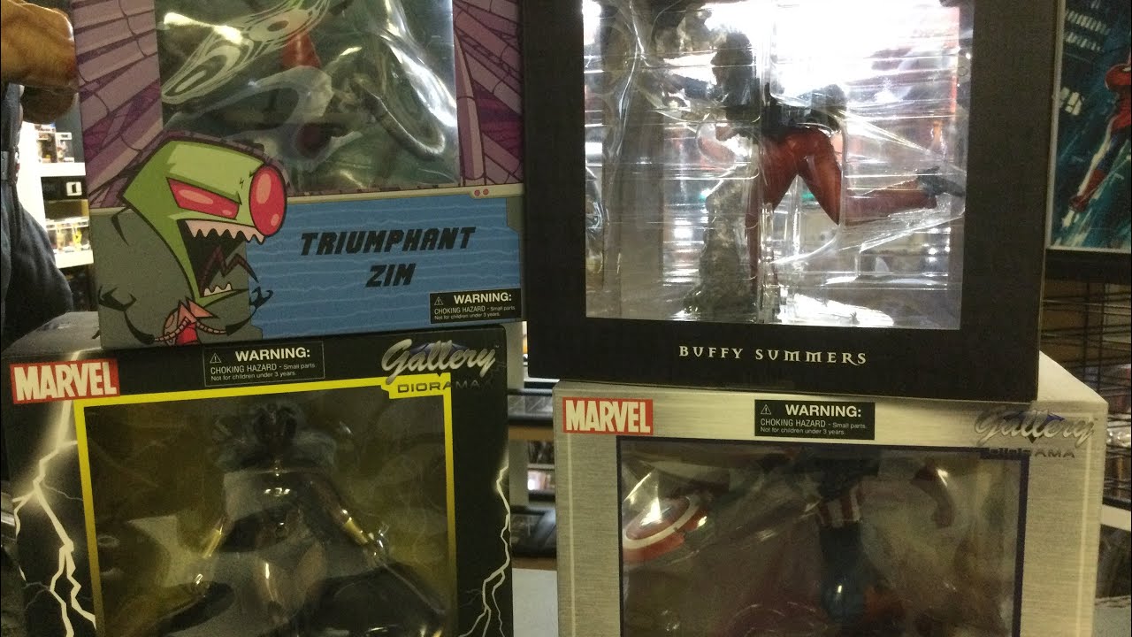 Storm X-Men, and three other PVC Statues by Diamond Select - YouTube