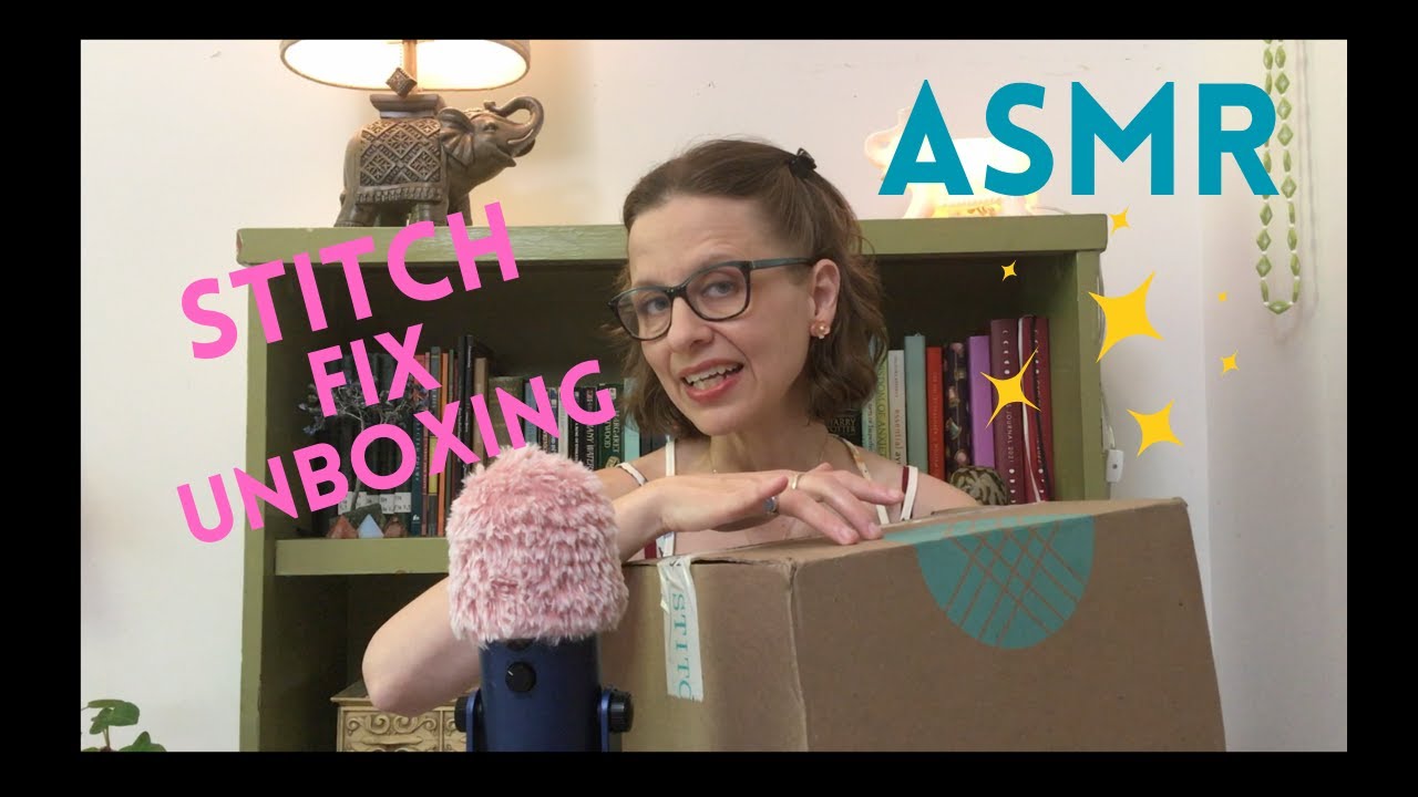 ASMR Stitch Fix Unboxing #2 (Pt. 1) 😊👗👟 Soft Spoken Clothing Haul (Box ...