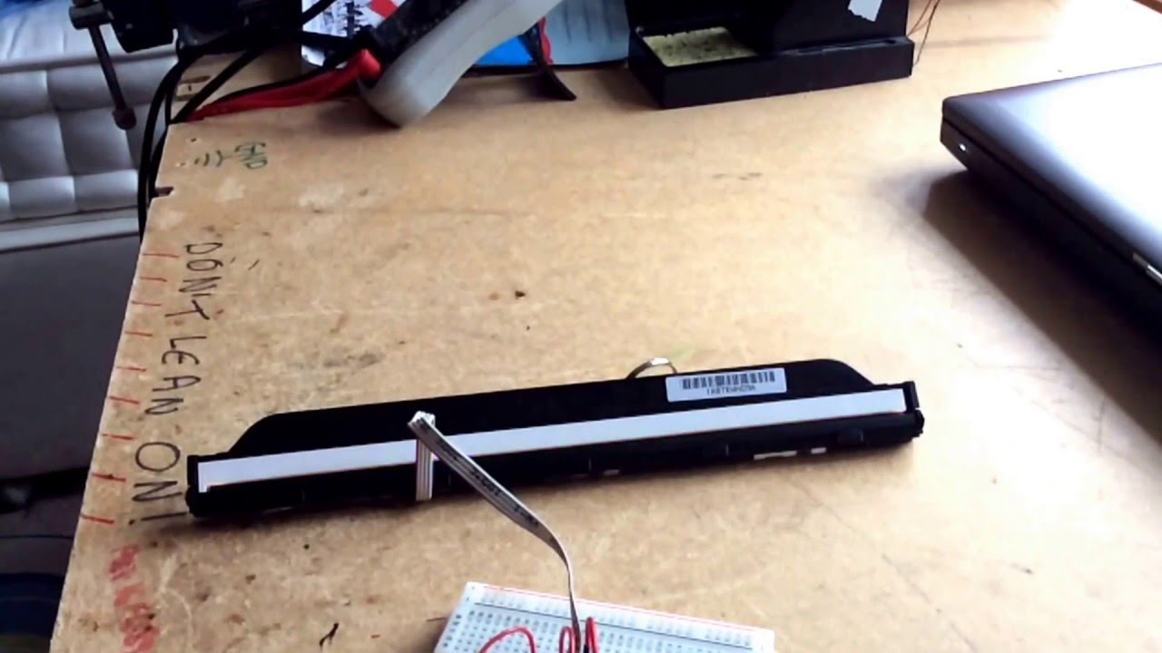 Scanner LED project - YouTube