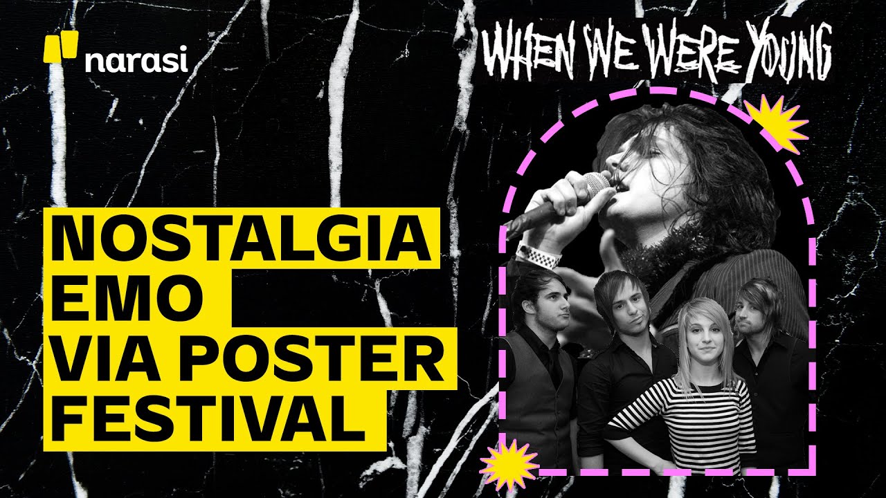 Kangen MCR & Paramore Berkat Poster Festival. Mau Pada Balik Emo nih ...