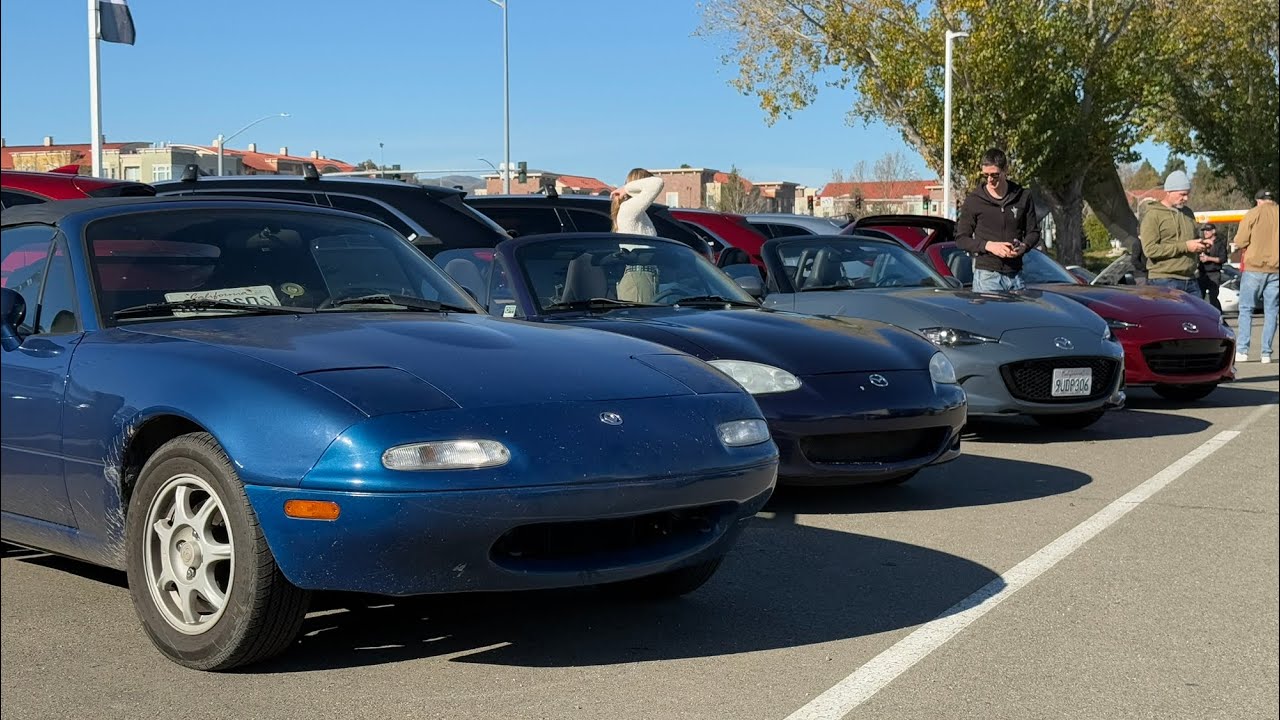Miata’s Allowed Only! Ohayo Roadsters Miata Meet - YouTube