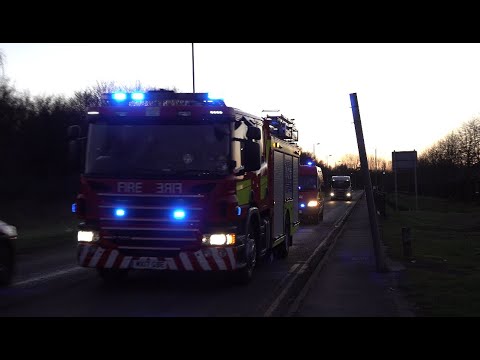 [VERY RARE] Cheshire Fire & Rescue Service / Lymm Pump & Rope Rescue ...