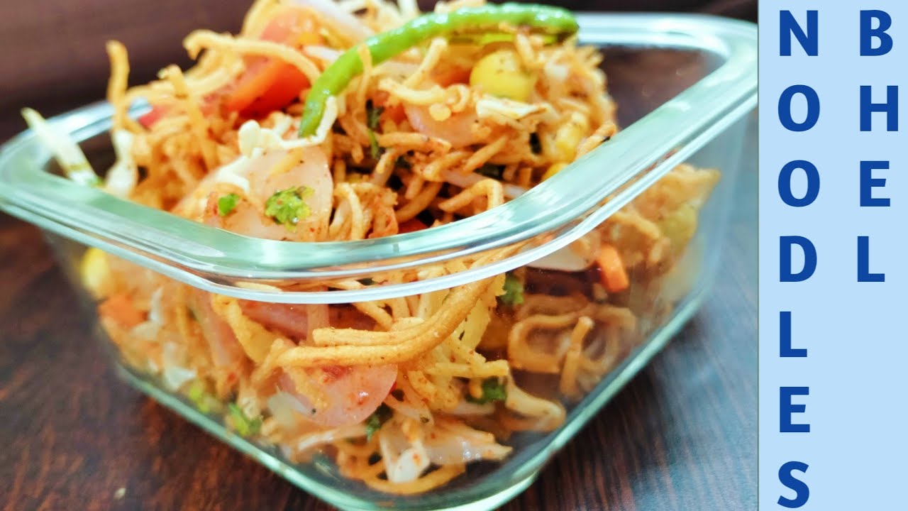 Crispy Noodles Salad | Recipe of Bhel | Noodles Bhel | Chinese Bhel ...