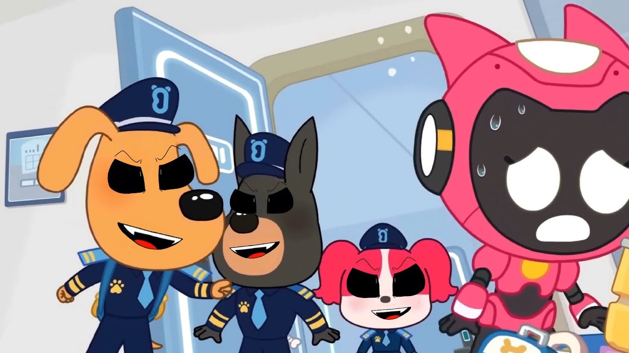 Monster How Should I Feel meme | Labrador | Monster sheriffs chasing a ...