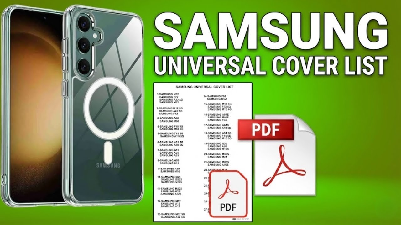 Samsung Universal Cover List | All Running Mobile Back Cover list 2026 ...