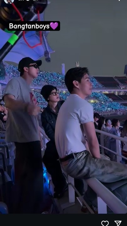 RM🐨 Vmin💜 in Jhope's concert👩‍🎤🎙🎶 status updated on IG #v #jimin #rm #bts #kpop #shorts #btsarmy ...