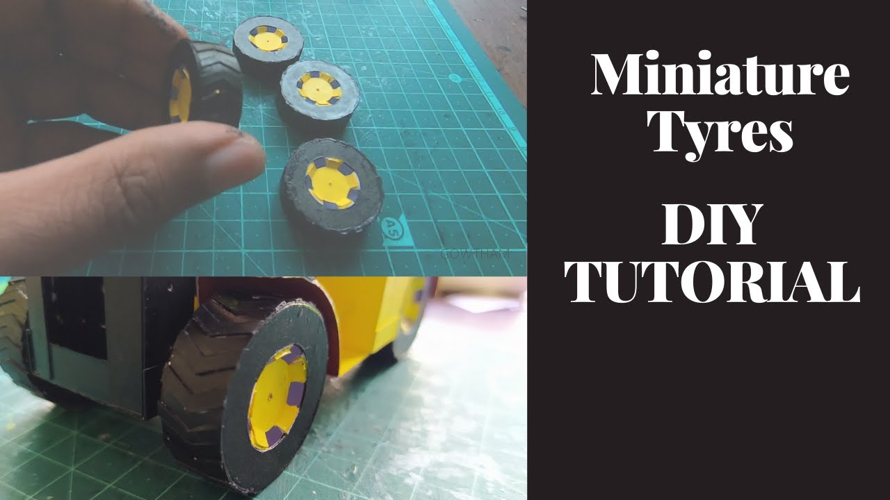 Miniature Tyre making | DIY Tutorial - YouTube