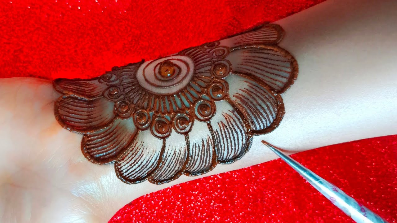 Easy fronthand mehndi design | easy mehndi design for beginners ...