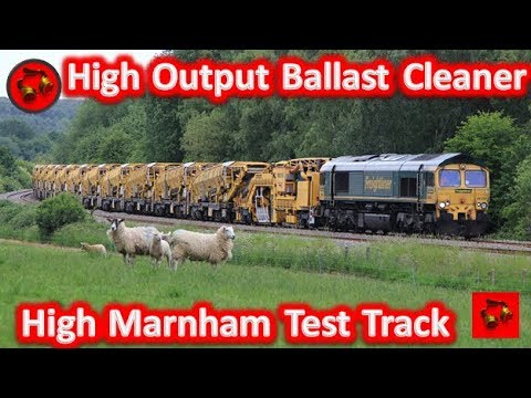 High Output Ballast Cleaner (High Marnham Test Track) - YouTube