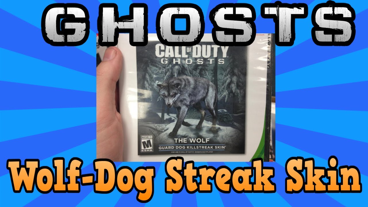 "Call Of Duty Ghosts" Wolf Guard Dog Killstreak Skin ( NEW DLC ) - YouTube