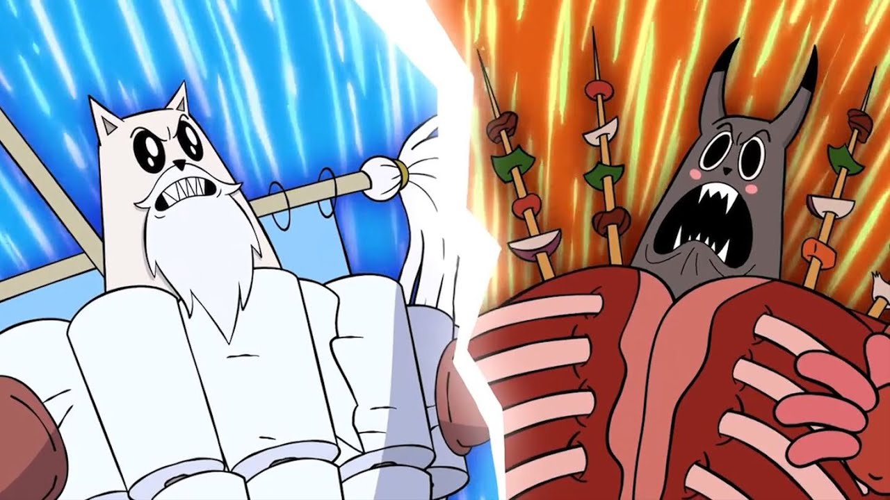 Godcat VS Devilcat Full Fight | Exploding Kittens - YouTube