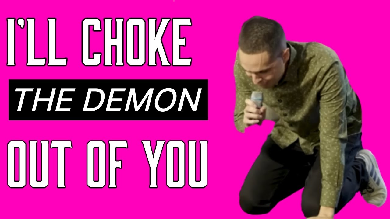 Isaiah Saldivar Tries to Choke a Demon out of Someone - YouTube