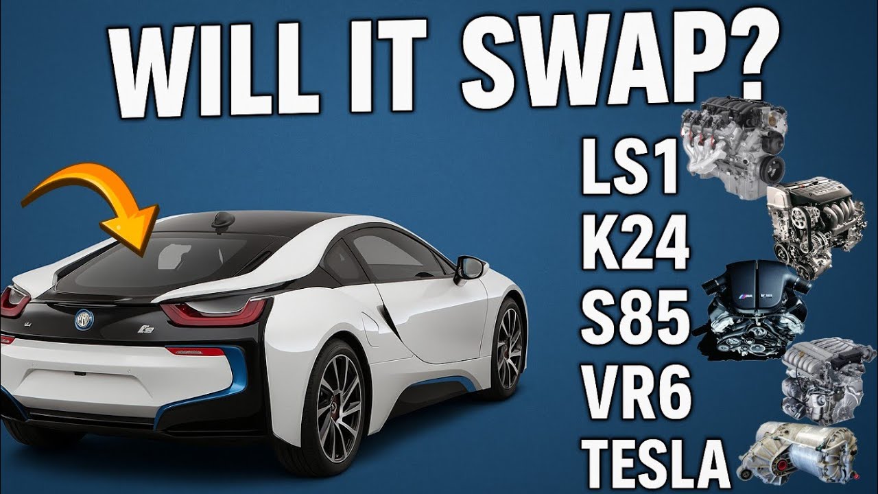 3 Cylinder to Supercar: Is motor swapping the BMW i8 viable? Let's see ...